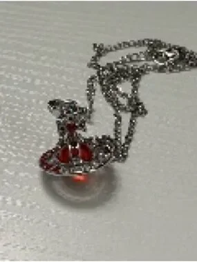 Vivienne Westwood | Jewelry | Vivienne Westwood Red Orb Necklace | Poshmark
